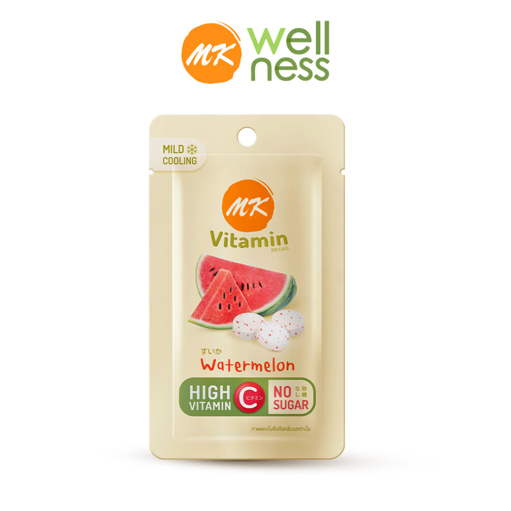 ลูกอมวิตามินกลิ่นแตงโม 1 ซอง - MK WELLNESS